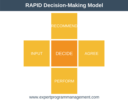 RAPID Decision-Making Model by Bain & Company